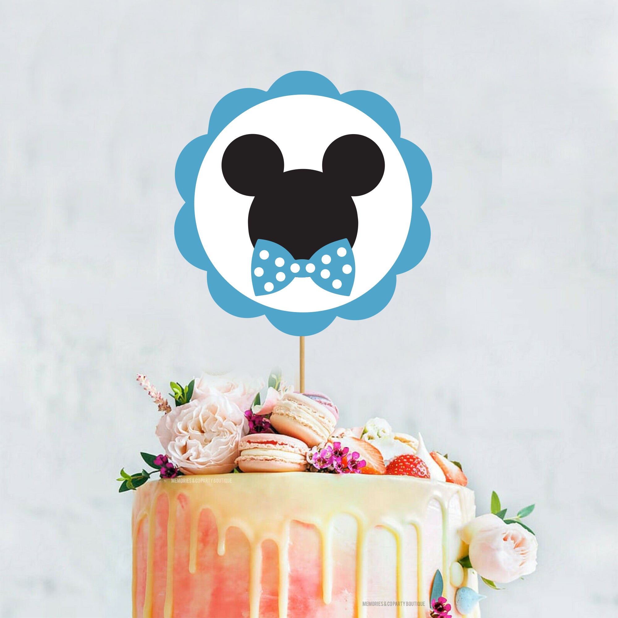 Mickey Mouse Cake Topper MICKEY MOUSE #PRINTABLE TOPPER #FREE #GRAB